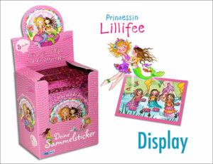 Prinzessin Lillifee Sammelsticker „Seejungfrau“ - Display