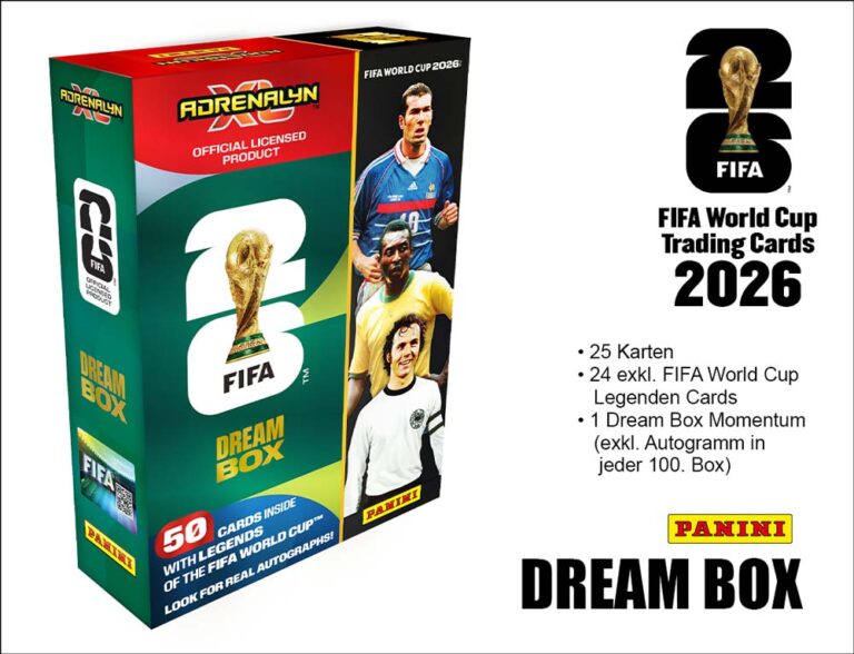 Panini FIFA World Cup 2026 Trading Cards Dream Box • B2B